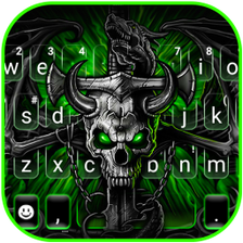 Neon Gothic Skull Keyboard Theme APK para Android - Descargar