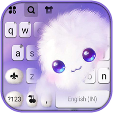 Cute Fluffy Cloud Keyboard Bac para Android - Descargar