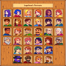 Leyalluna's Portraits (Content Patcher) for Stardew Valley - Mod Download