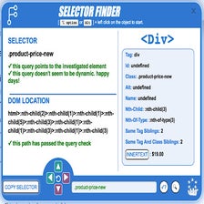 Selector Finder para Google Chrome - Extensión Descargar