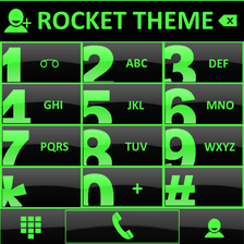 RocketDial Theme GLOSSY GREEN APK para Android - Descargar
