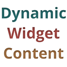 Dynamic Widget Content para WordPress - Descargar