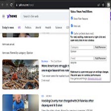 Yahoo! News Feed Filter para Google Chrome - Extensión Descargar