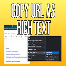 COPY RICH URL para Google Chrome - Extensión Descargar