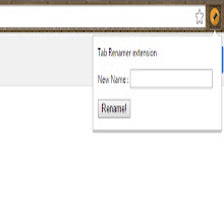 Simple Tab Renamer for Google Chrome - Extension Download