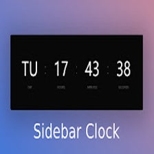 Sidebar Clock for Google Chrome - Extension Download