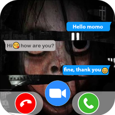fake live chat and call Scary from momo-prank para Android - Descargar