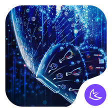 Blue Butterfly-APUS Launcher stylish theme APK per Android - Download