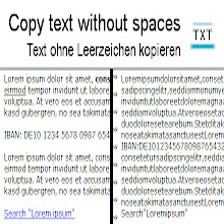 Copy text without spaces - amaz.in/g for Google Chrome - Extension Download