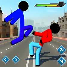Stickman Street Fighting City Blocky Gangster para Android - Descargar