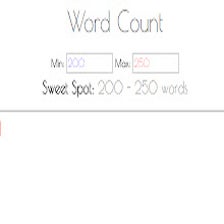Word Count para Google Chrome - Extensión Descargar
