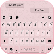 Pink SMS Keyboard Background for Android - Download