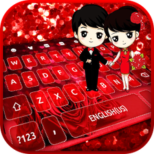 Sparkling Love Couple Keyboard for Android - Download