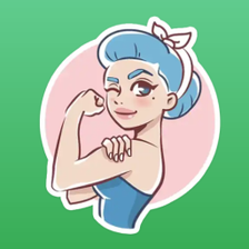 Girls and woman Stickers - WA for Android - Download