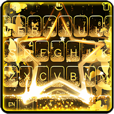 Live Golden Star Keyboard Theme para Android - Descargar
