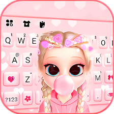 Bubble Gum Doll Keyboard Background APK pour Android - Télécharger