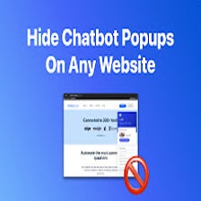 Hide Chatbots para Google Chrome - Extensión Descargar