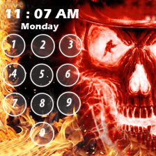 Skull Lock Screen - Pin Screen Lock para Android - Descargar