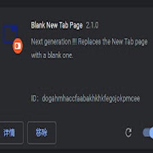 Blank New Tab Page for Google Chrome - Extension Download