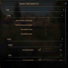 Kaoses Trade Goods para Mount & Blade II: Bannerlord - Mod Descargar