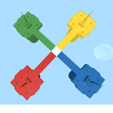 Red vs Blue vs Yellow vs Green for ROBLOX - Game Download