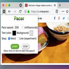 Pacer speed reading for Google Chrome - Extension Download