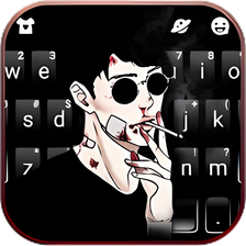 Smoking Cool Man Keyboard Them para Android - Descargar