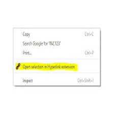 Hyperlink for Google Chrome - Extension Download