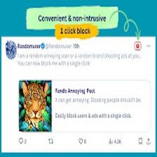 Block button for X(Twitter) Google Chrome 용 - 확장 프로그램 다운로드