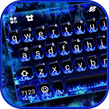 Blue Flames Keyboard Theme para Android - Descargar