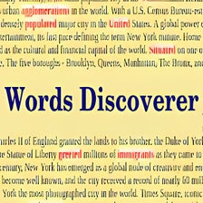 Word Discoverer: Expand your vocabulary for Google Chrome - Extension ...