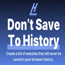 Don't save to history para Google Chrome - Extensión Descargar