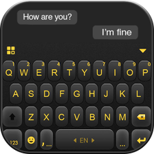 Luxury Golden Black Keyboard Theme APK for Android - Download