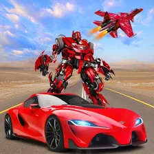 Android için Air Jet Fighter Car Transform - Grand Robot Games APK - İndir