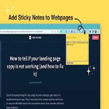 Web Sticky Notes para Google Chrome - Extensión Descargar