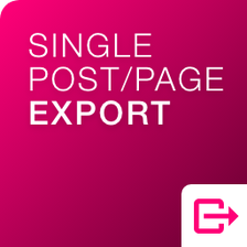 Export Single Post Page para WordPress - Descargar