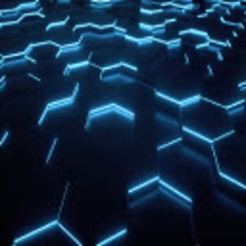 Hexagon Grid Blue Live Wallpaper per Google Chrome - Estensione Download