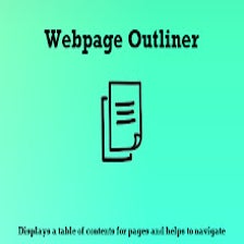 Webpage Outliner Google Chrome 용 - 확장 프로그램 다운로드