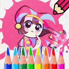 coloring pomni book game für iPhone - Download