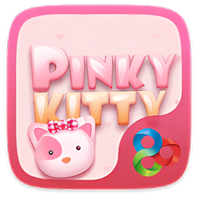 Pinky Kitty Go Launcher Theme for Android - Download
