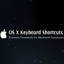 OS X Keyboard Shortcut Poster para Mac - Descargar