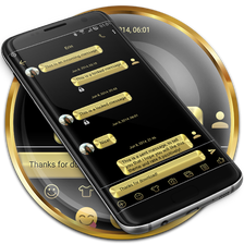 SMS Messages Metallic Gold APK per Android - Download