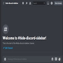 Hide Discord Sidebar for Google Chrome - Extension Download