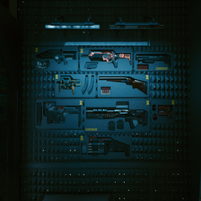 All Stash Wall Iconic Weapons for Cyberpunk 2077 - Mod Download