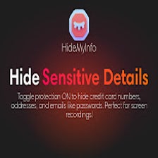 HideMyInfo - Hide Sensitive Details สำหรับ Google Chrome - ส่วนขยาย ...