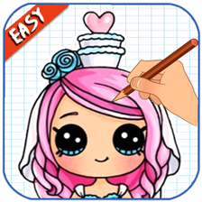 Learn To Draw Cute Girls para Android - Descargar