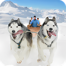 Snow Dog Sledding Transport Games: Winter Sports para Android - Descargar