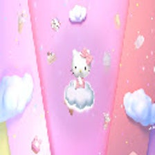 Pink Hello Kitty Live Wallpaper Google Chrome için - Eklenti İndir