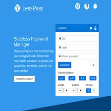 LessPass para Google Chrome - Extensión Descargar