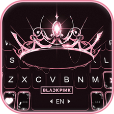 Black Pink Tiara Keyboard Back for Android - Download